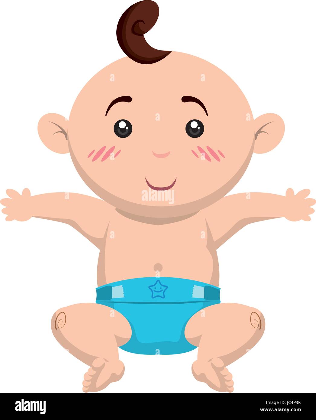 Cute baby cartoon Stock Vector Image & Art - Alamy