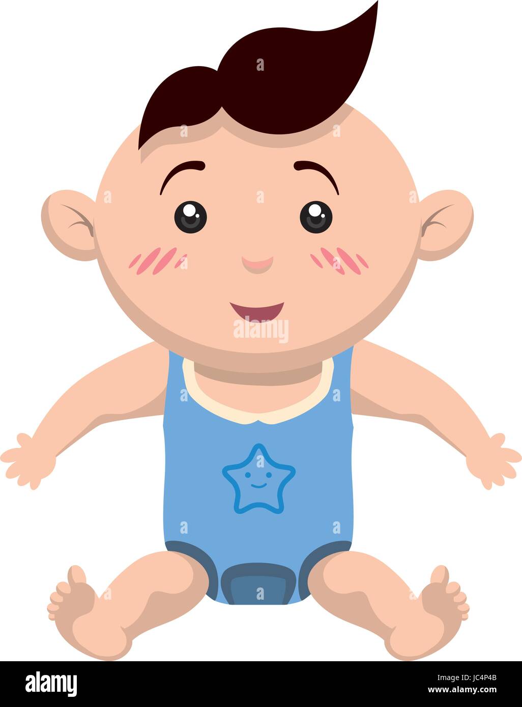 Cute baby cartoon Stock Vector Image & Art - Alamy