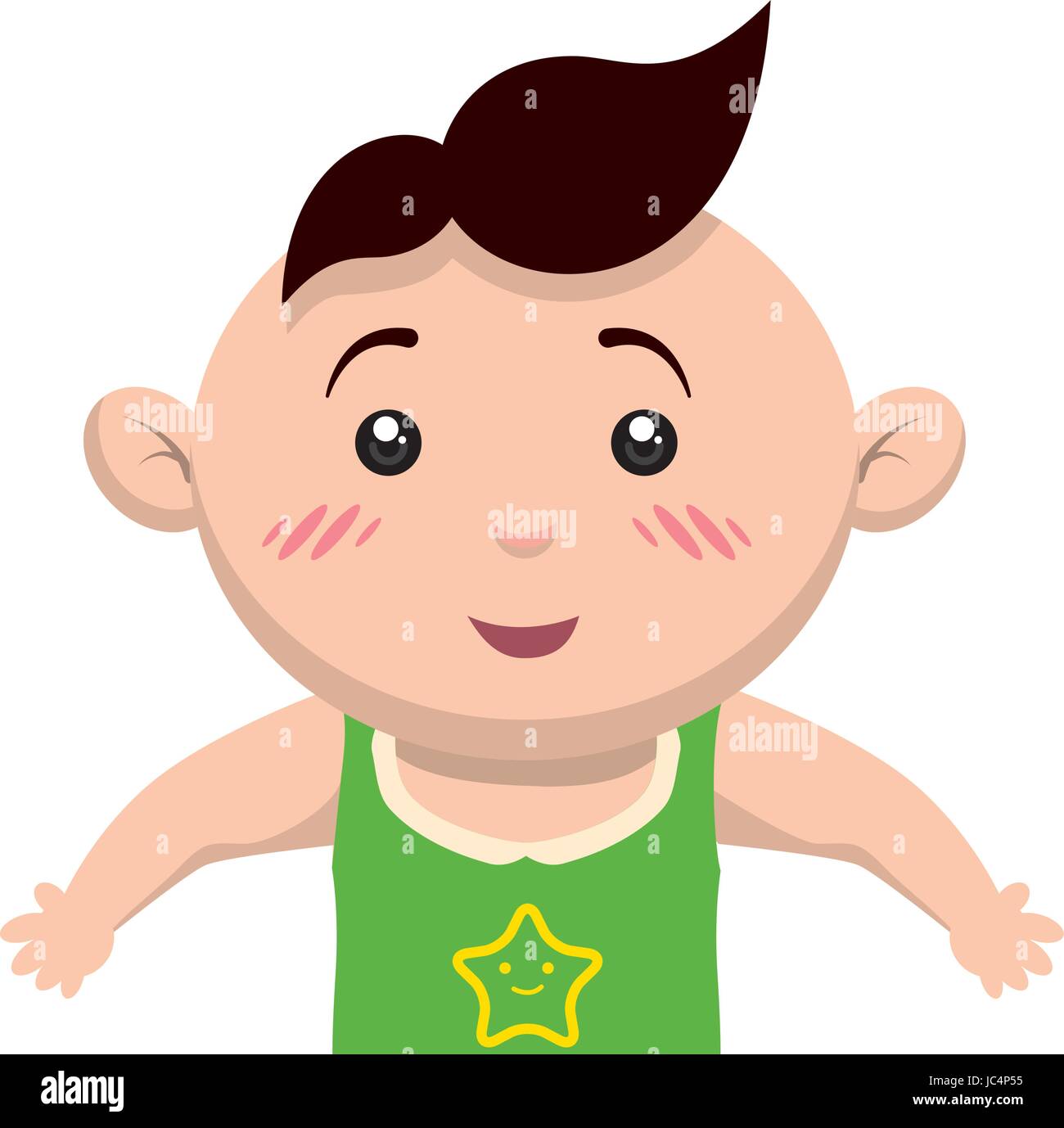 Cute baby cartoon Stock Vector Image & Art - Alamy