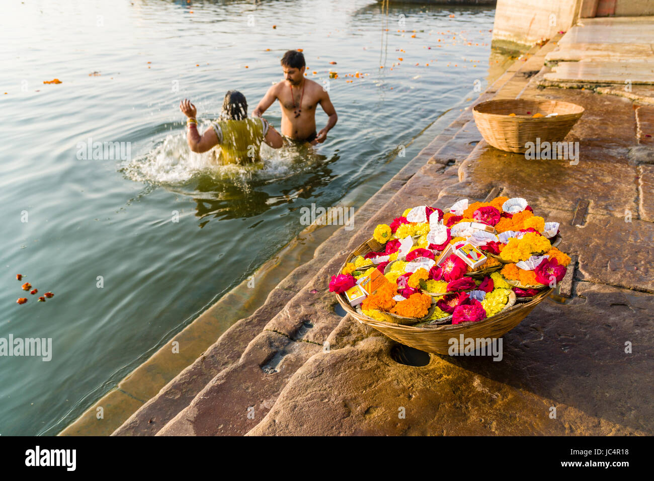 River ganges swimming hi-res stock photography and images - Alamy