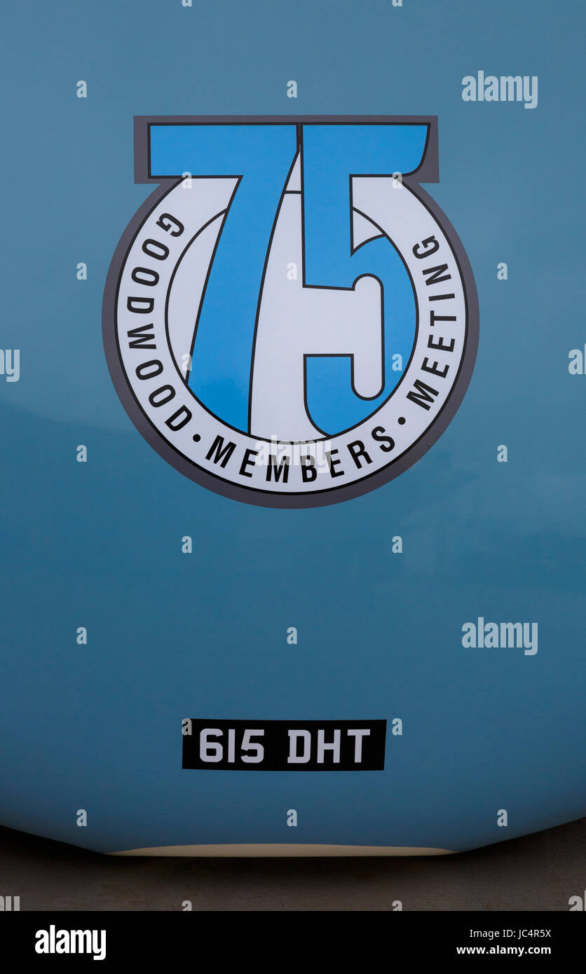 75th Members Meeting livery on a 1958 Austin Healey Sprite Mk1, 615 DHT ...