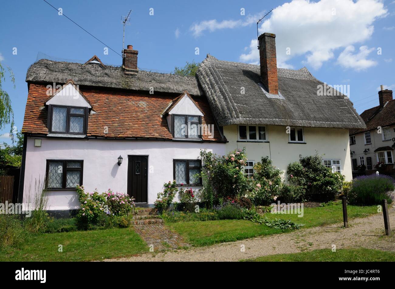 The Square ,Braughing, Hertfordshire Stock Photo - Alamy
