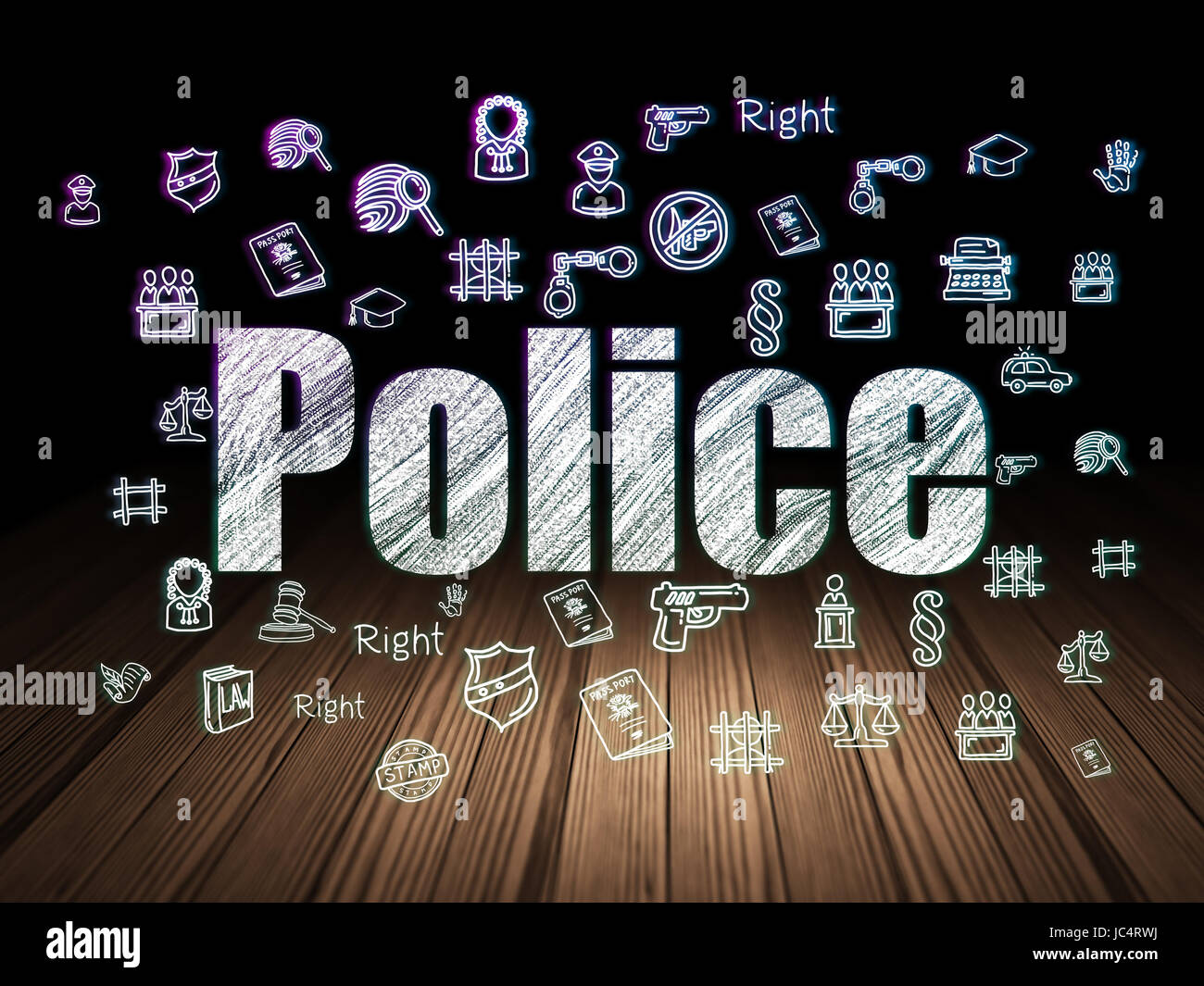 Old police court room hi-res stock photography and images - Alamy