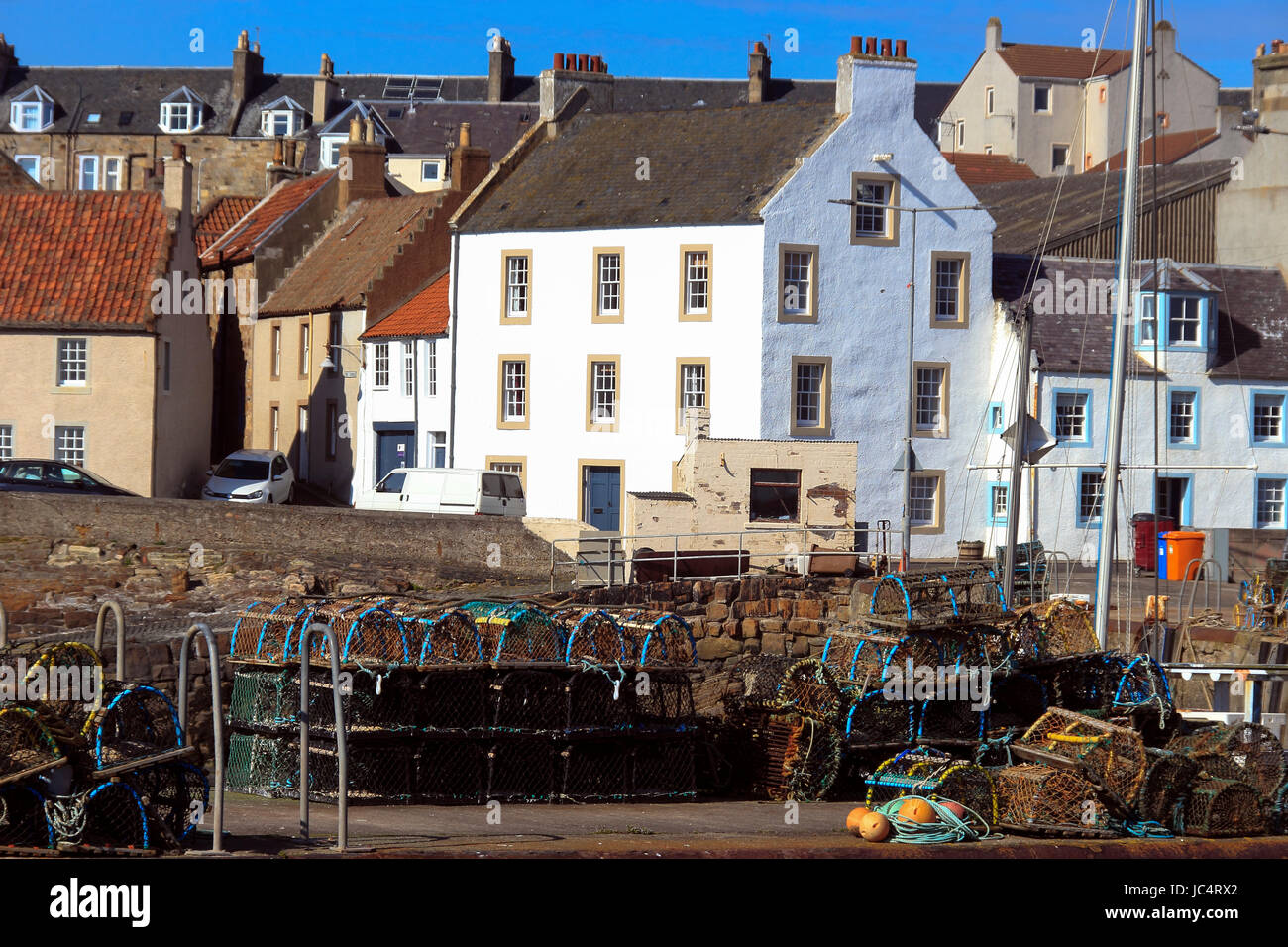 Fishing village of St Monans, Scotland, UK Stock Photo - Alamy