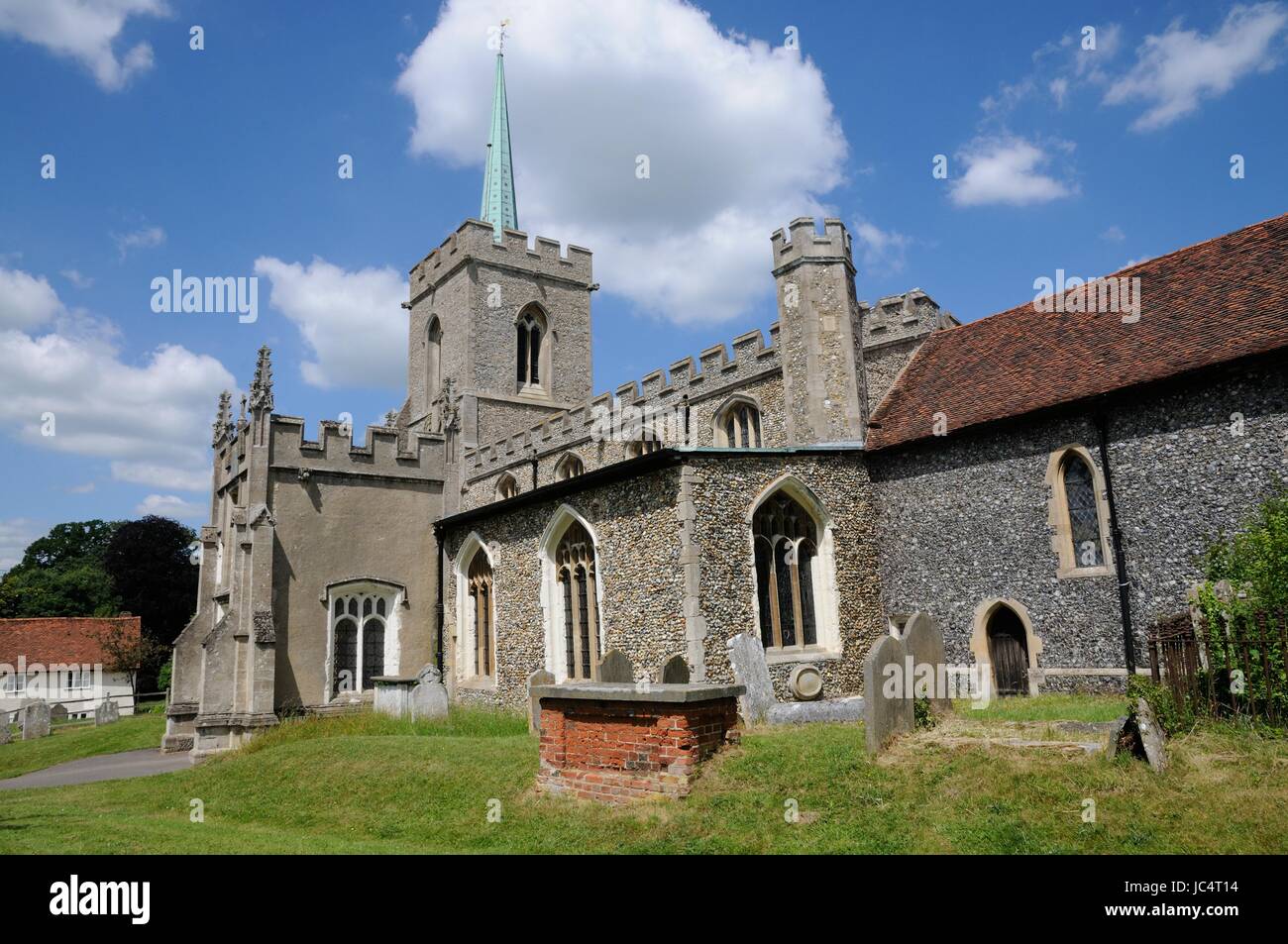 St Mary the Virgin Church,Braughing, Hertfordshire Stock Photo - Alamy