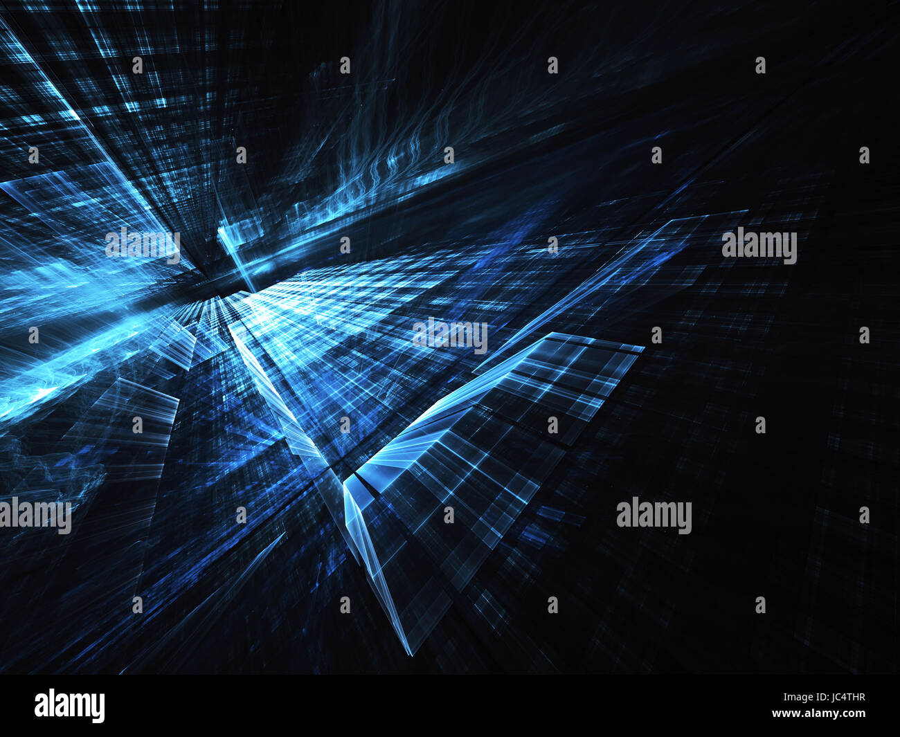 Abstract technology illustration, 3D illustration Stock Photo - Alamy