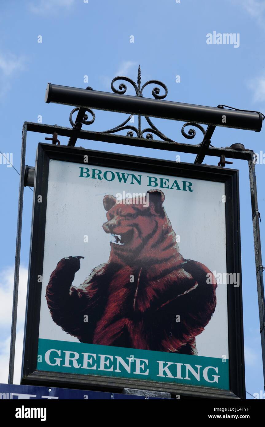 Brown Bear Inn ,Braughing, Hertfordshire Stock Photo - Alamy