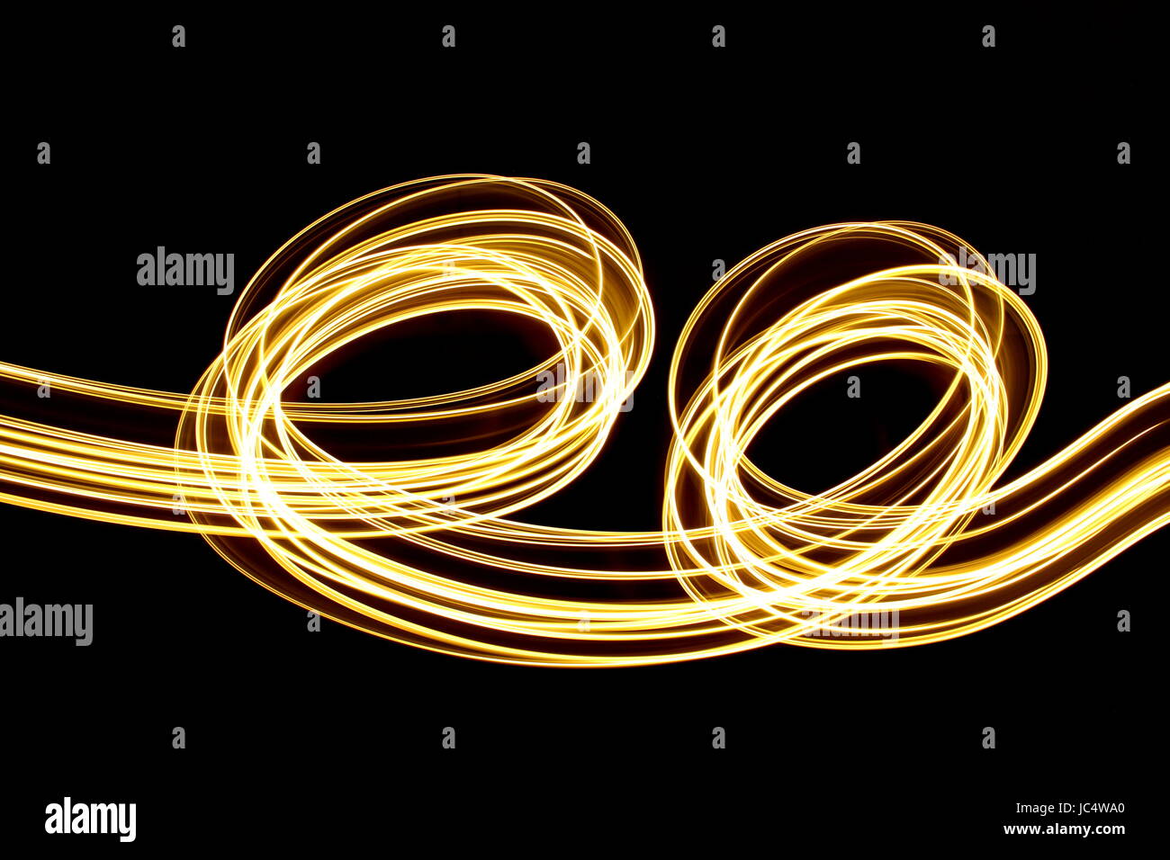 Gold Light Painting Photography, parallel lines swirls and patterns ...