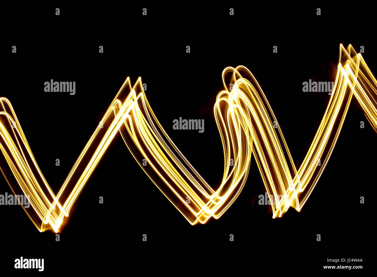 Gold Light Painting Photography, parallel lines swirls and patterns ...