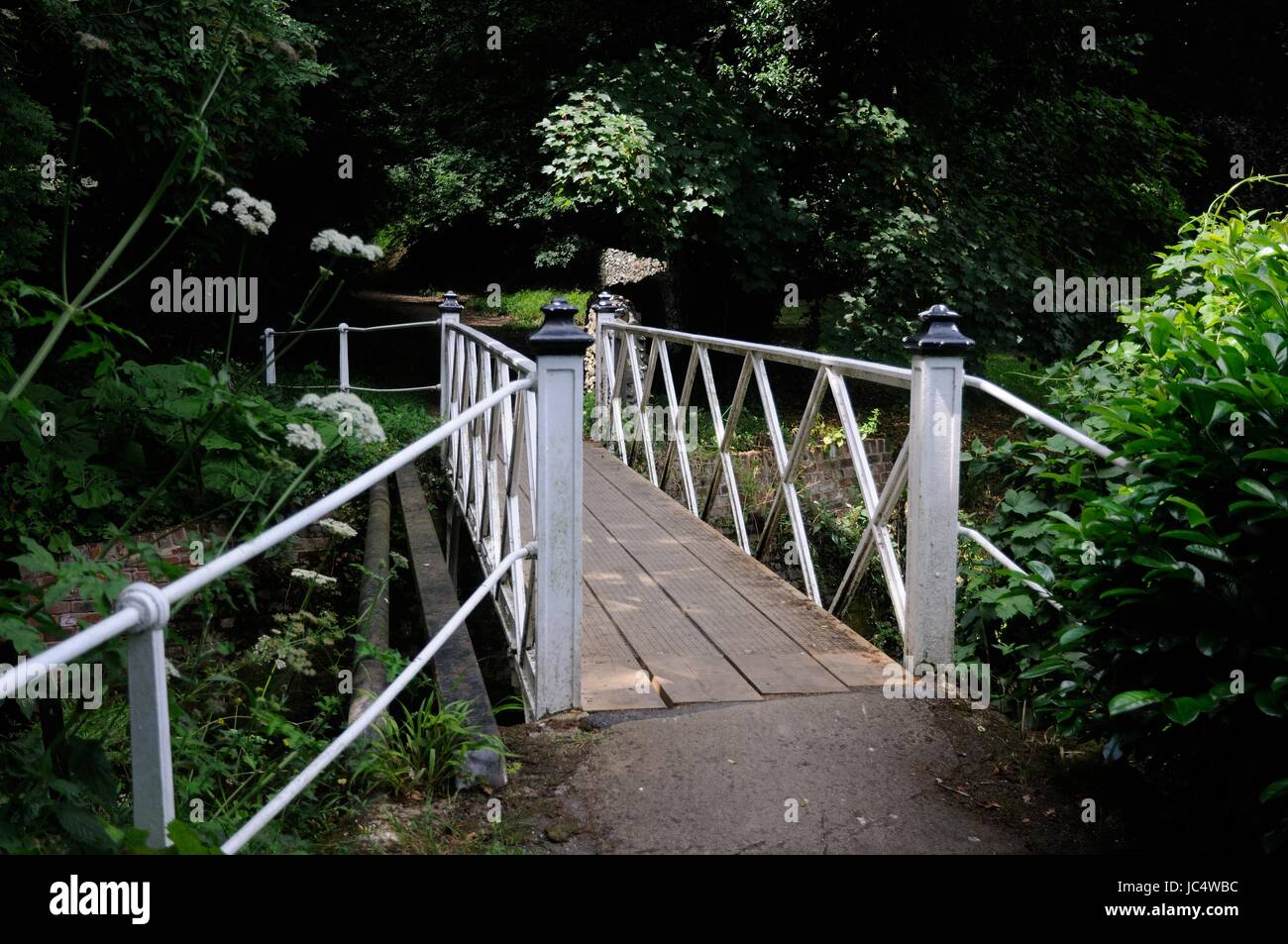 Bridge, Fleece Lane ,Braughing, Hertfordshire Stock Photo - Alamy