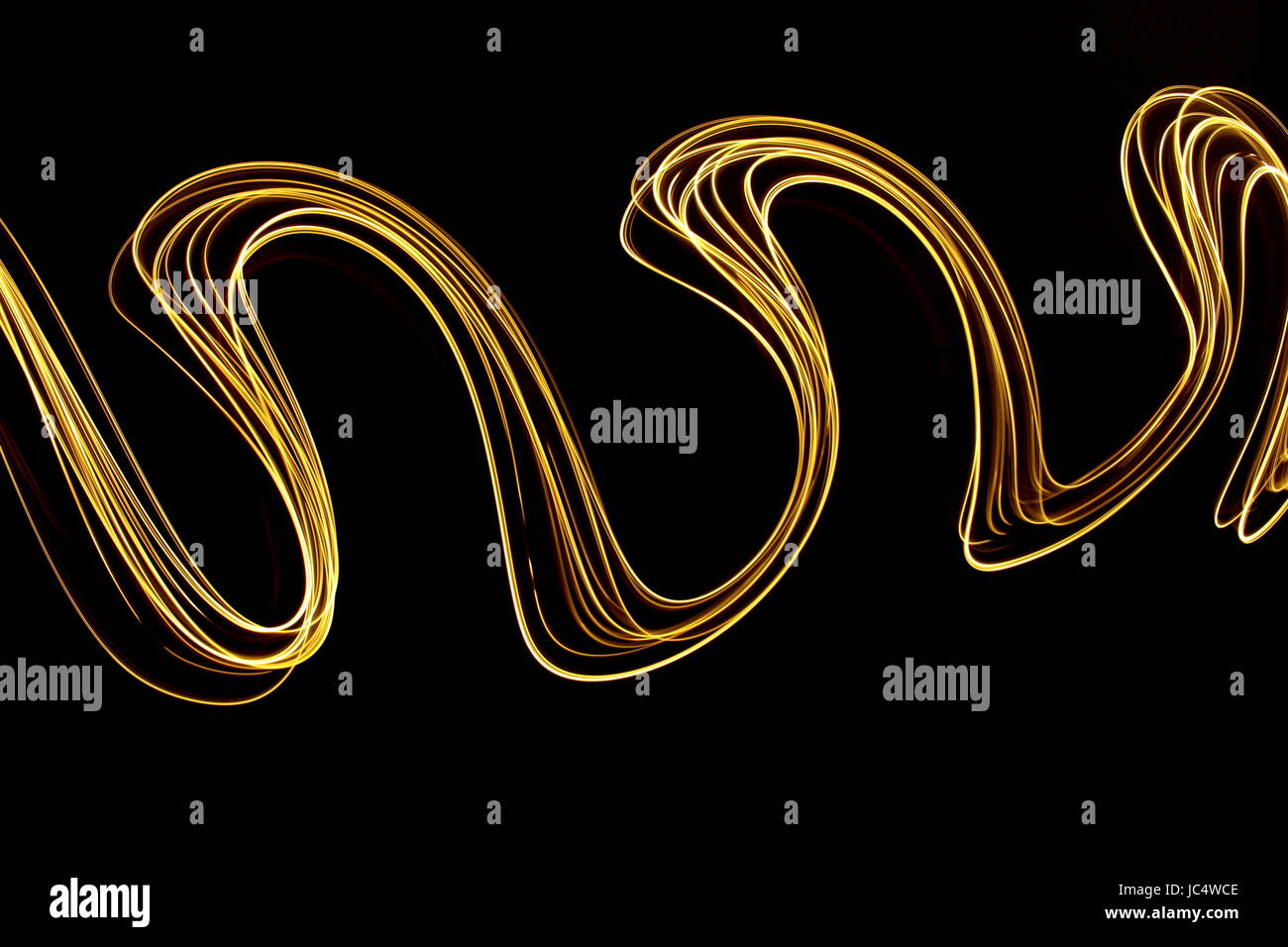 Gold Light Painting Photography, parallel lines swirls and patterns ...