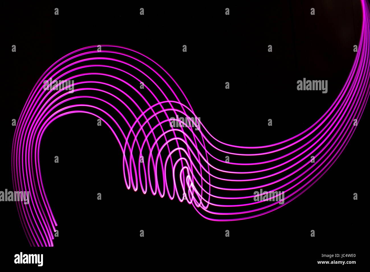 Pink Light Painting Photography, swirls and parallel lines patterns ...