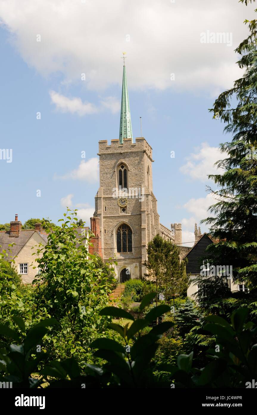 St Mary the Virgin Church,Braughing, Hertfordshire Stock Photo - Alamy