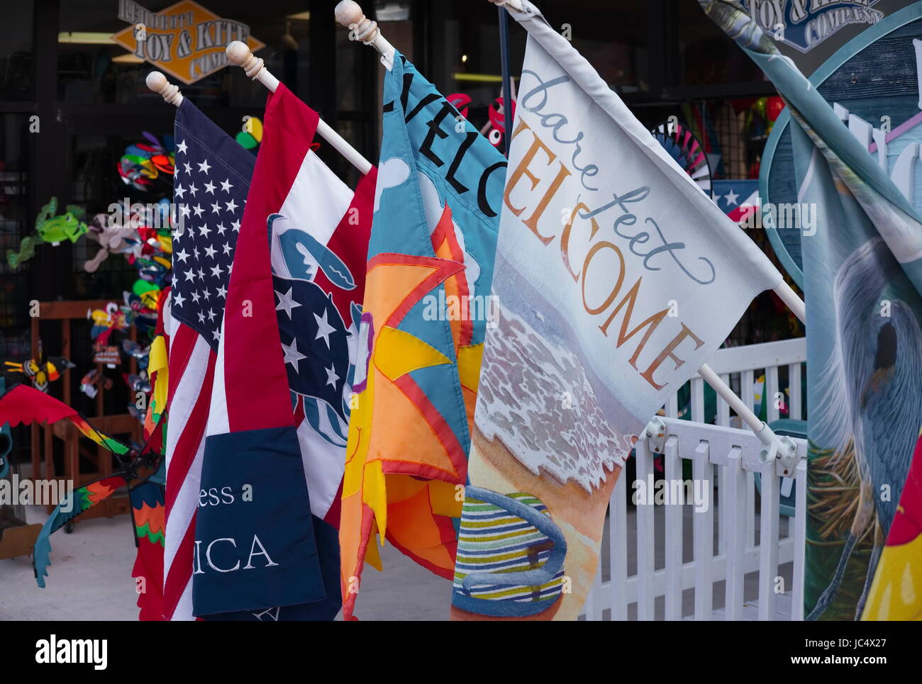 Welcome flags hi-res stock photography and images - Alamy
