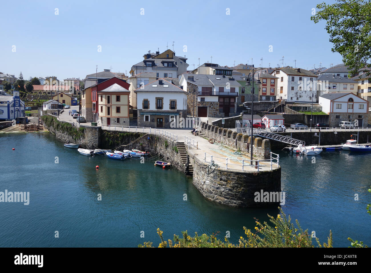 Puerto de Vega in Asturias in northern Spain Stock Photo - Alamy