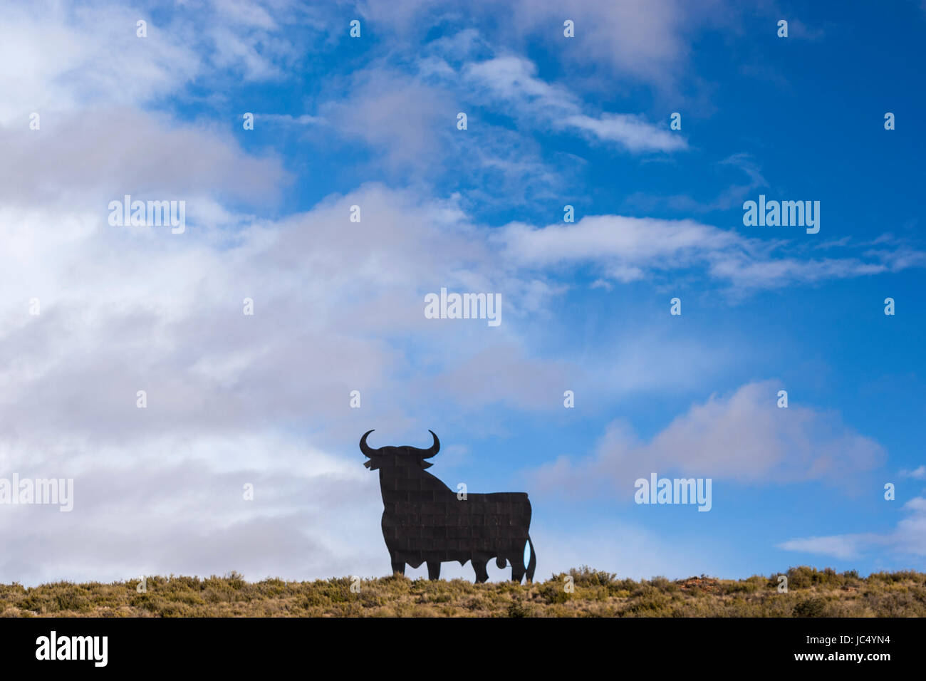 Osborne bull advertisements, Toro de Osborne in Castillejo de Iniesta ...