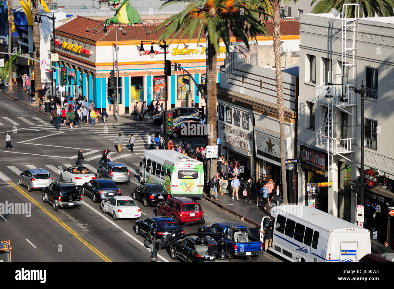 Hollywood Boulevard Los Angeles Road High Resolution Stock Photography ...