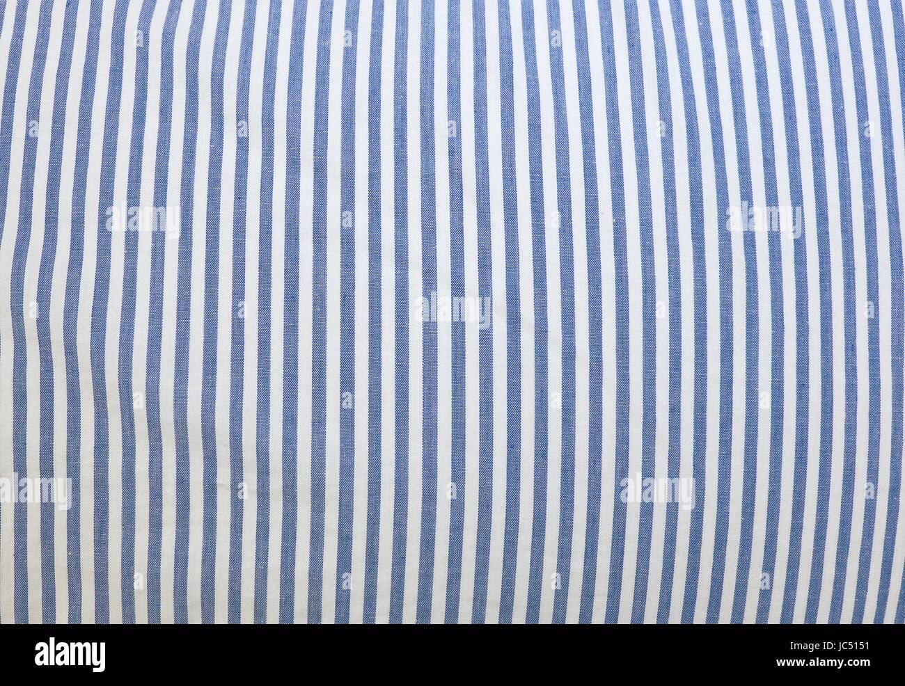 Fabric Texture, Close Up of Blue and White Stripes Pattern Background ...