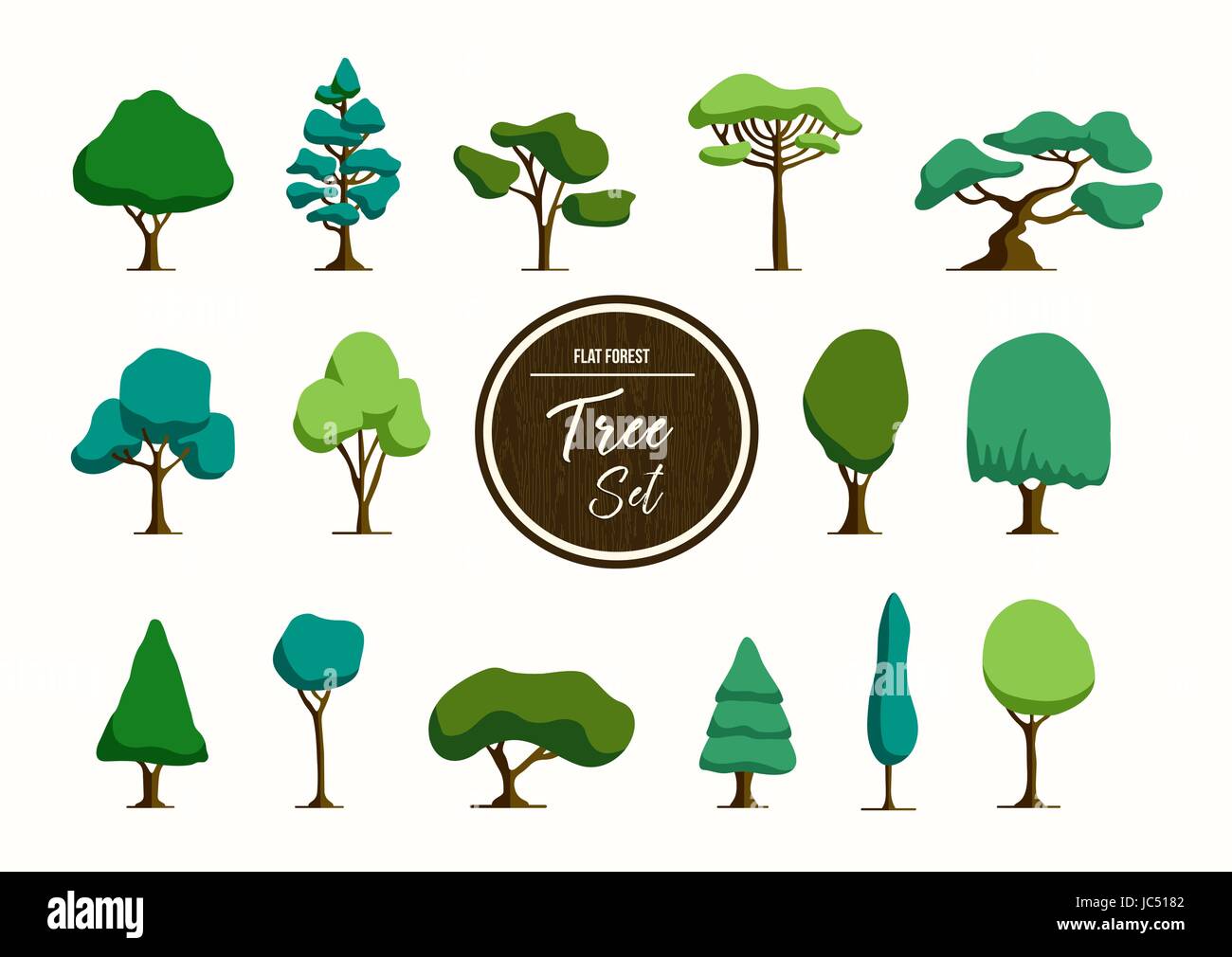 Sustainable forest tree Stock Vector Images - Alamy