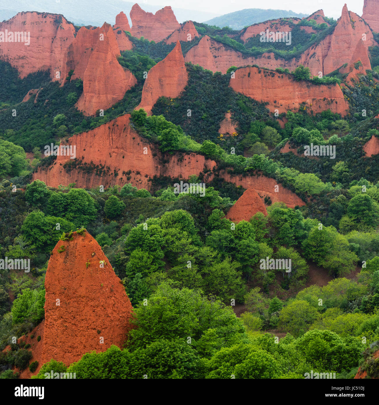 Las Medulas, Leon Province, Castile and Leon, Spain. The Roman gold ...