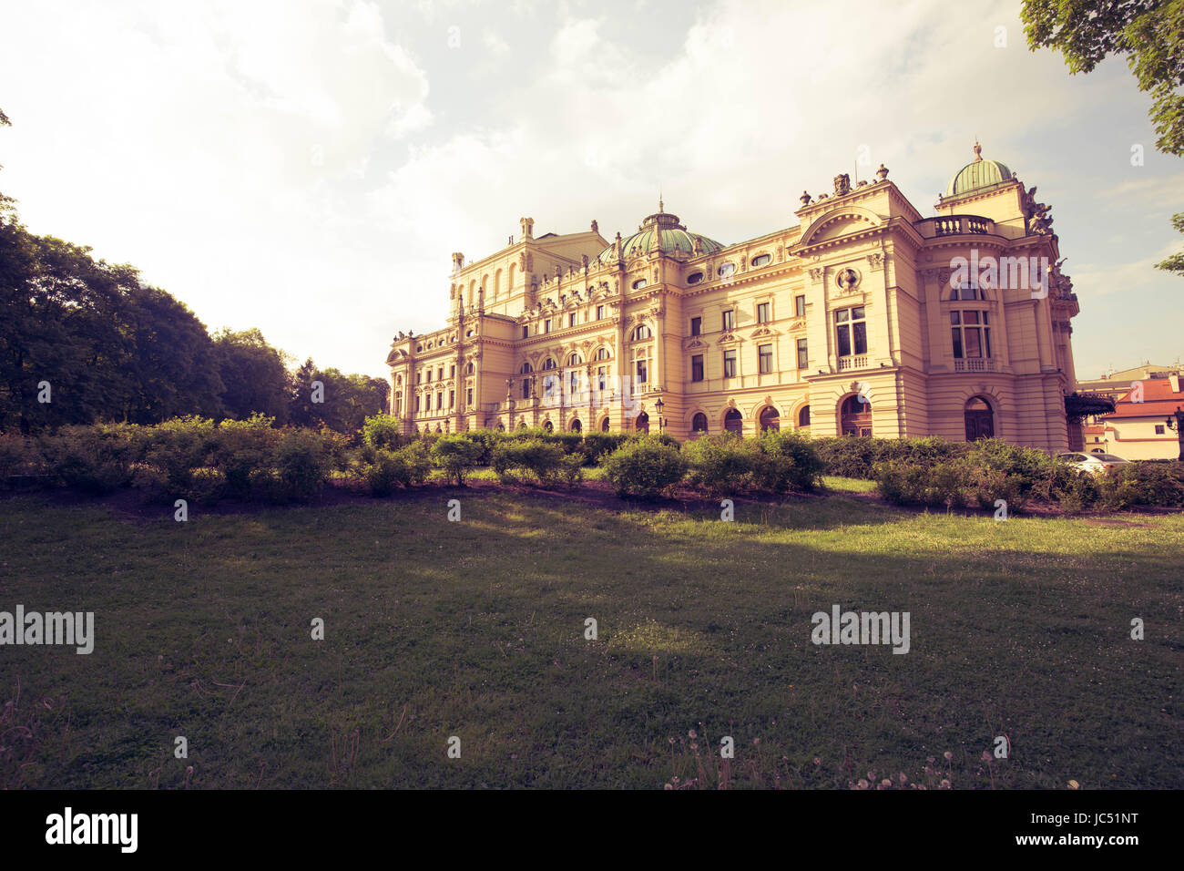 Krakow in Poland / historical baroque architecture Stock Photo - Alamy