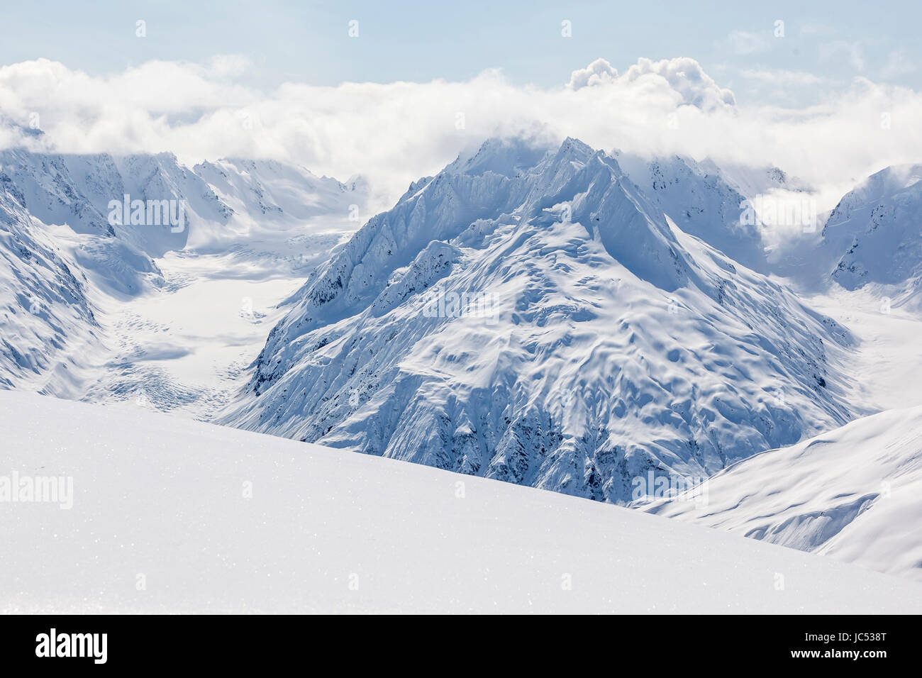 The Chilkat Range in Haines, Alaska is a destination for skiers and ...