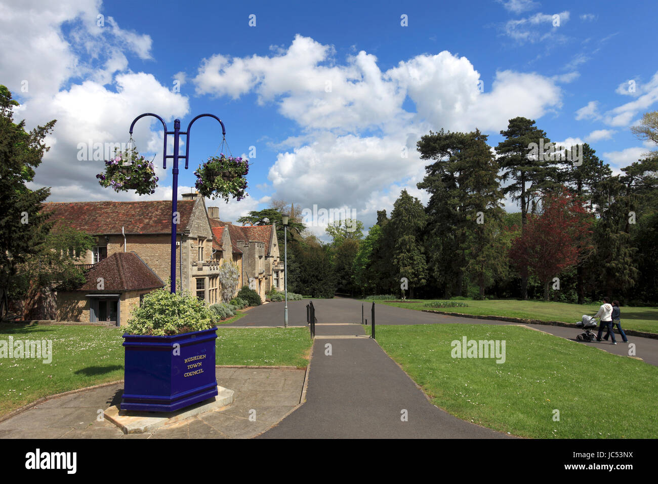 Summer, Rushden Museum, Rushden town, Northamptonshire, England, UK ...
