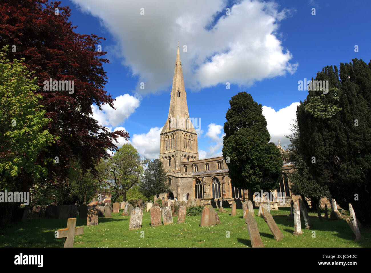 Spring, St Peters parish church, Raunds village, Northamptonshire ...