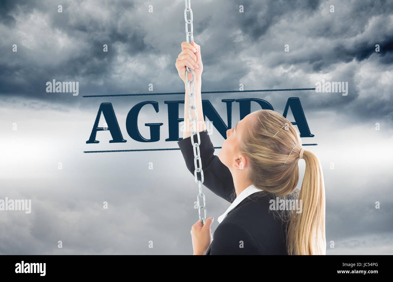 Pulling a chain hi-res stock photography and images - Alamy