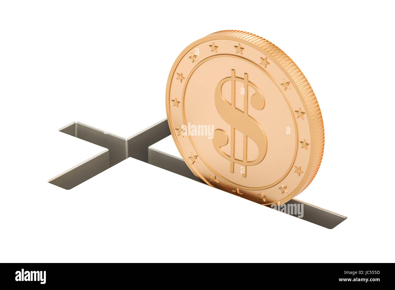 Church Donation concept, 3D rendering isolated on white background ...