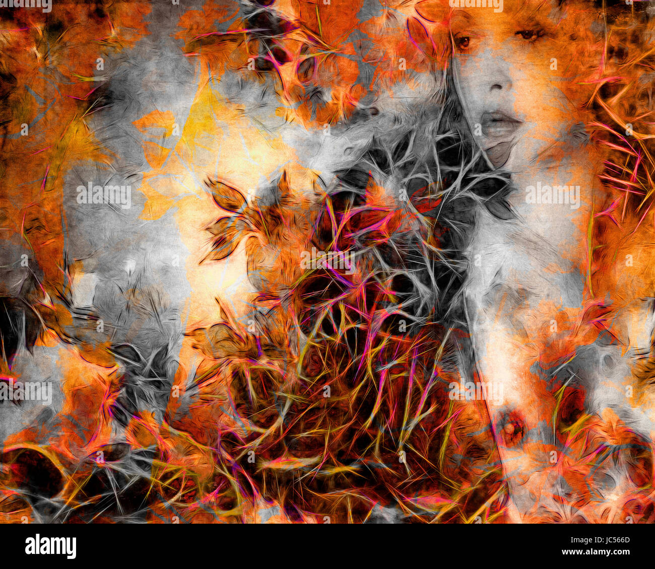 DIGITAL ART: Tempted To Touch Stock Photo - Alamy