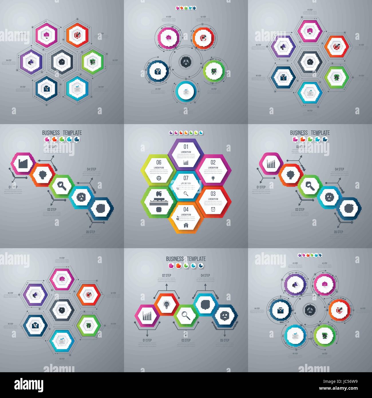 Set with infographics Stock Vector Image & Art - Alamy