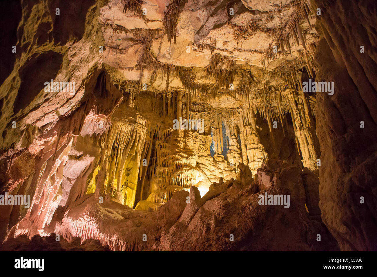Cave formations at Lehman Caves Stock Photo - Alamy