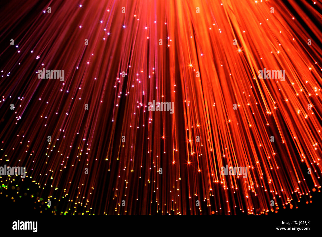 Optical fibres emitting light optical hi-res stock photography and ...