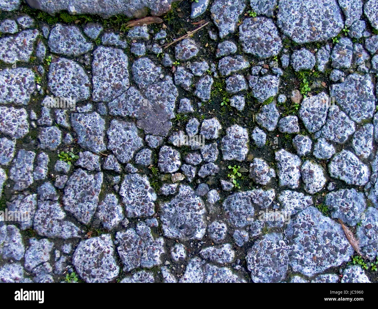 Perfectly Broken or Poorly Fitted Cement Stock Photo - Alamy