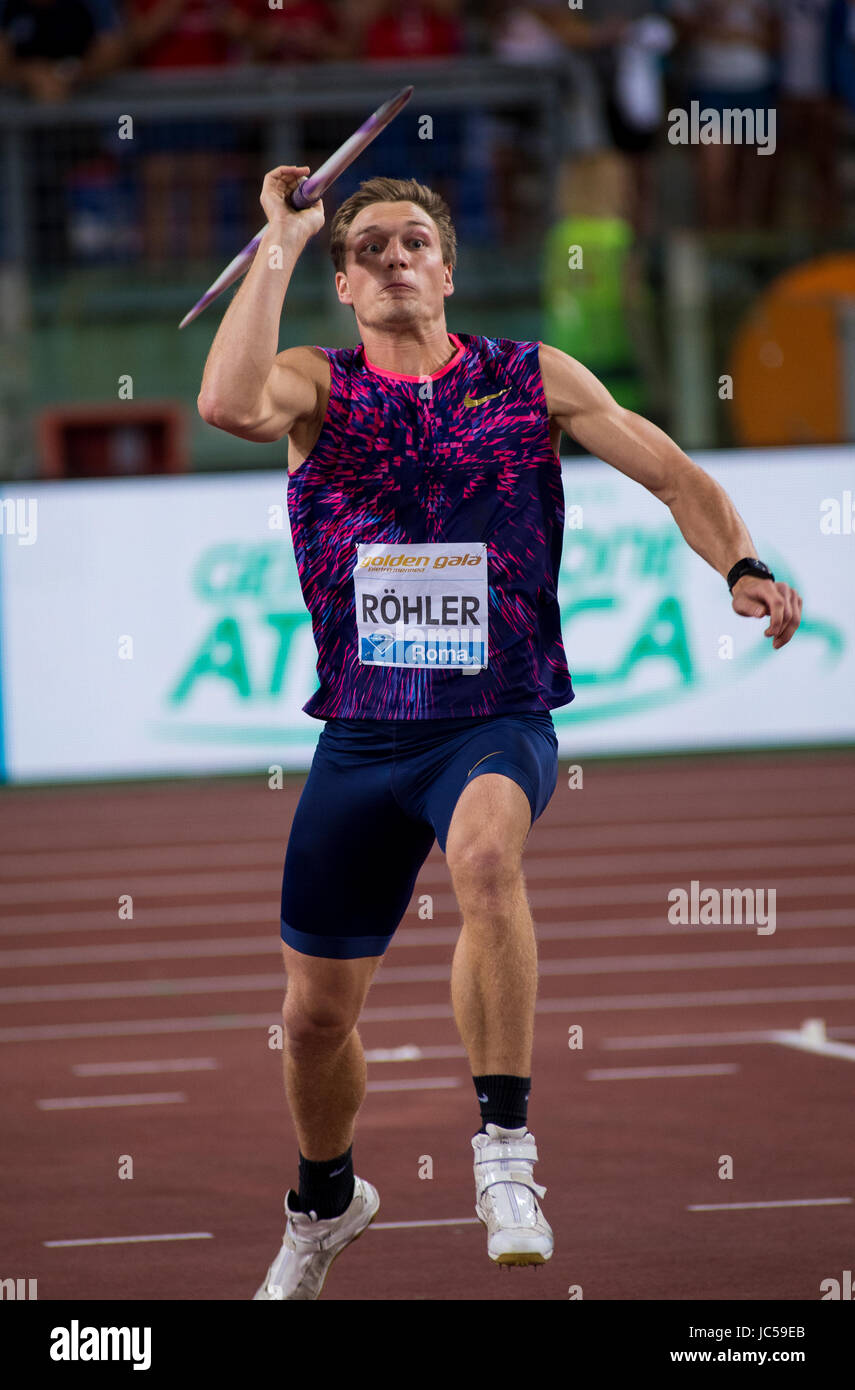 Men's Javelin, Diamond League, Rome 2017 Stock Photo - Alamy