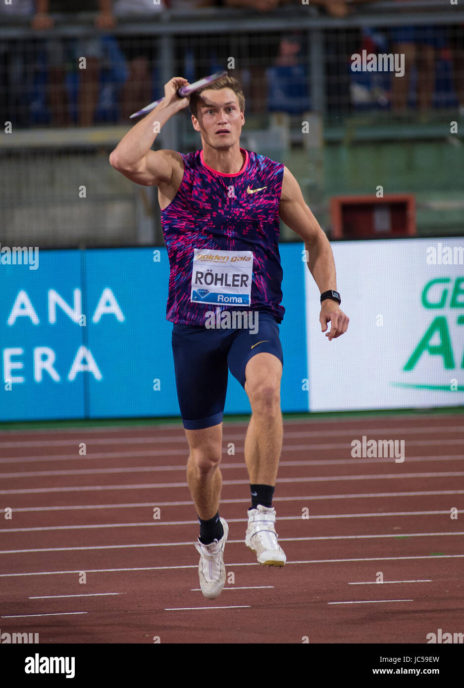 Men's Javelin, Diamond League, Rome 2017 Stock Photo - Alamy