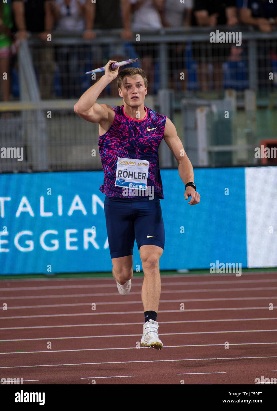 Men's Javelin, Diamond League, Rome 2017 Stock Photo - Alamy