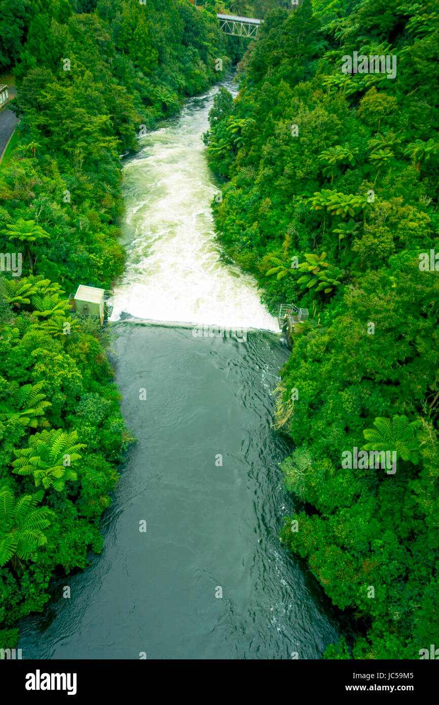 Waikato river used to make work the Hydroelectric Power Station ...