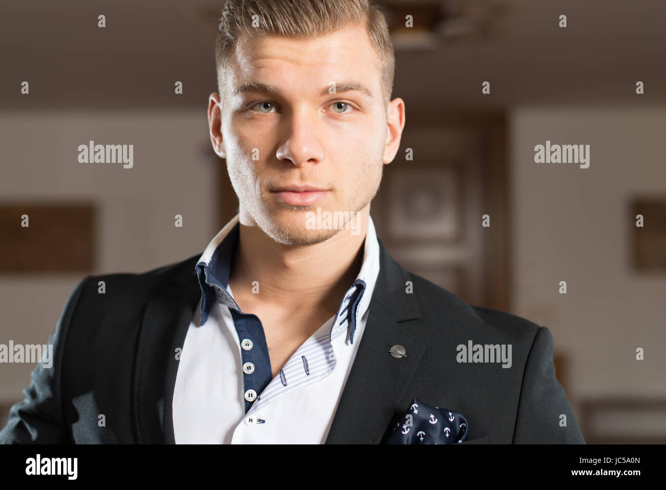 Businessman Muslim Making Traditional Prayer to God Allah in the Mosque ...