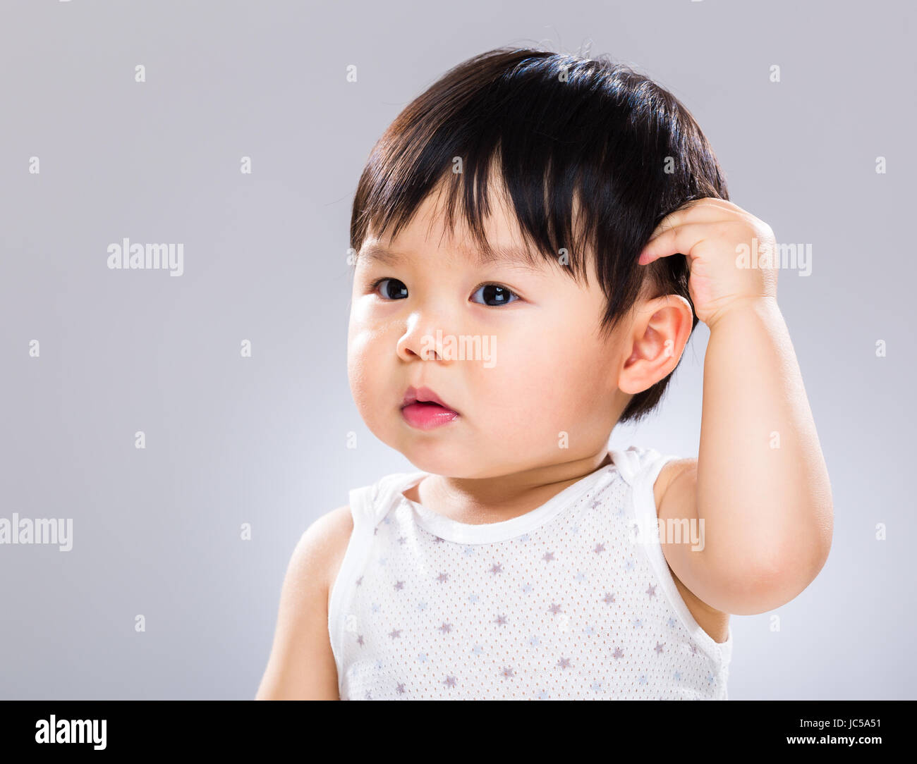 Son boy chubby head hi-res stock photography and images - Alamy