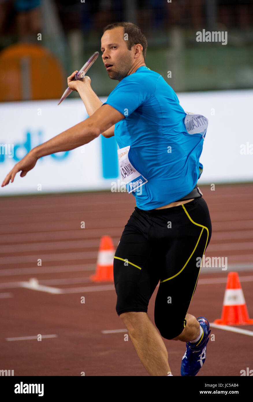 Men's Javelin, Diamond League, Rome 2017 Stock Photo - Alamy