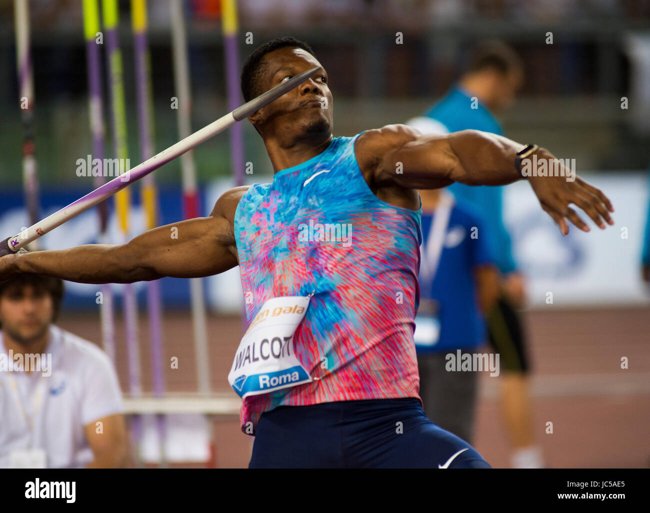 Men's Javelin, Diamond League, Rome 2017 Stock Photo - Alamy