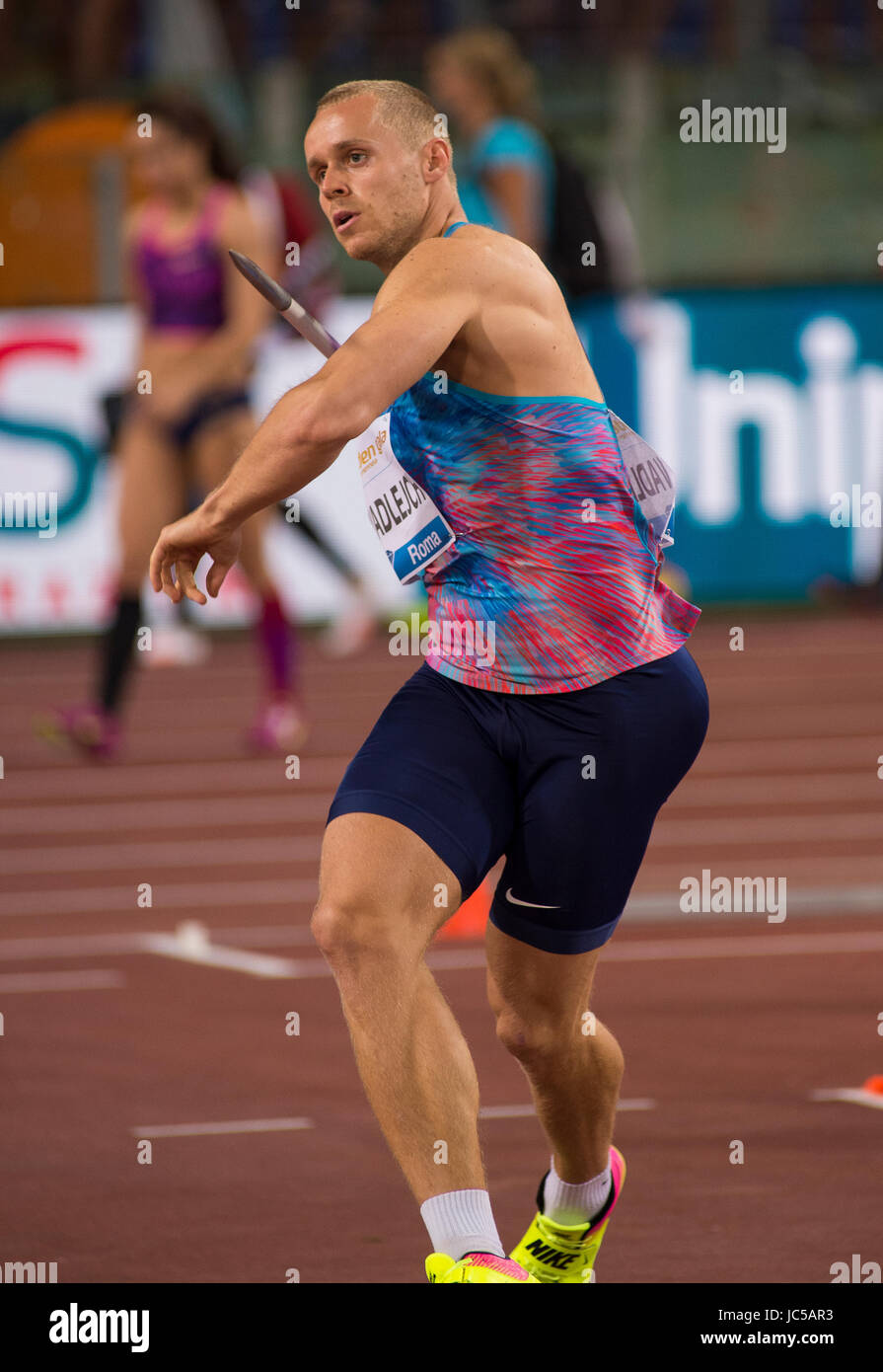 Men's Javelin, Diamond League, Rome 2017 Stock Photo - Alamy