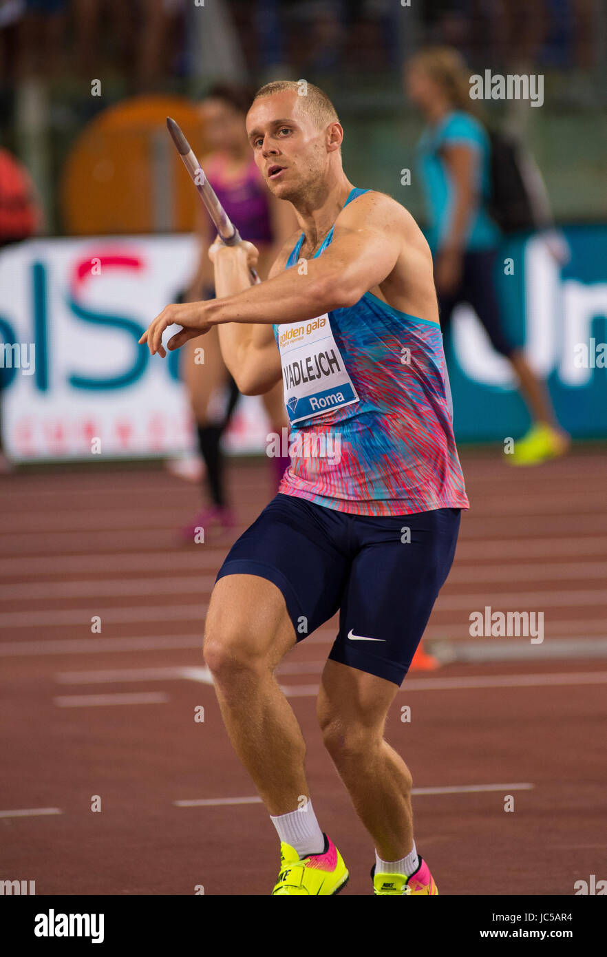 Men's Javelin, Diamond League, Rome 2017 Stock Photo - Alamy