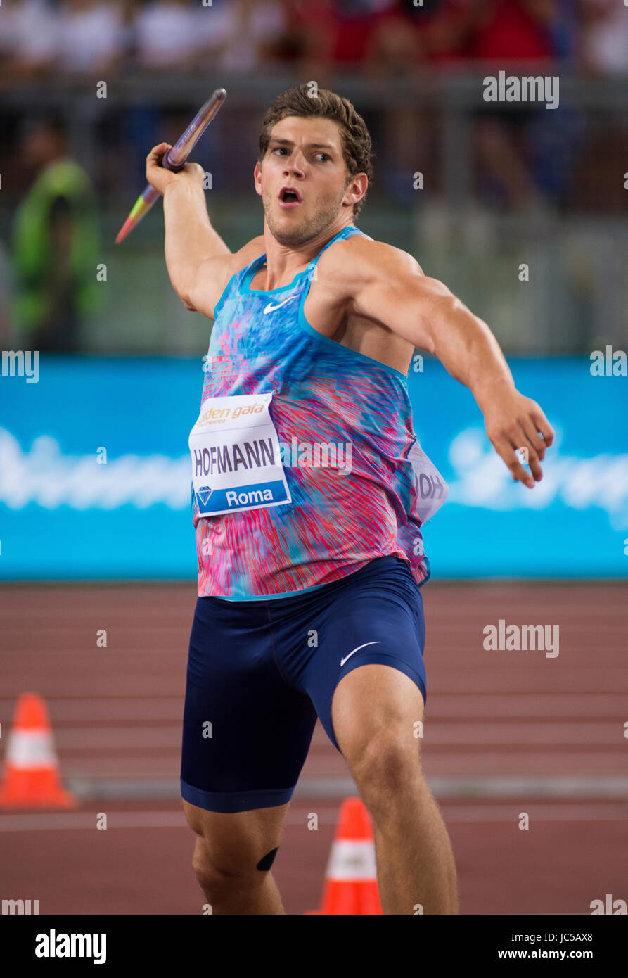 Men's Javelin, Diamond League, Rome 2017 Stock Photo - Alamy