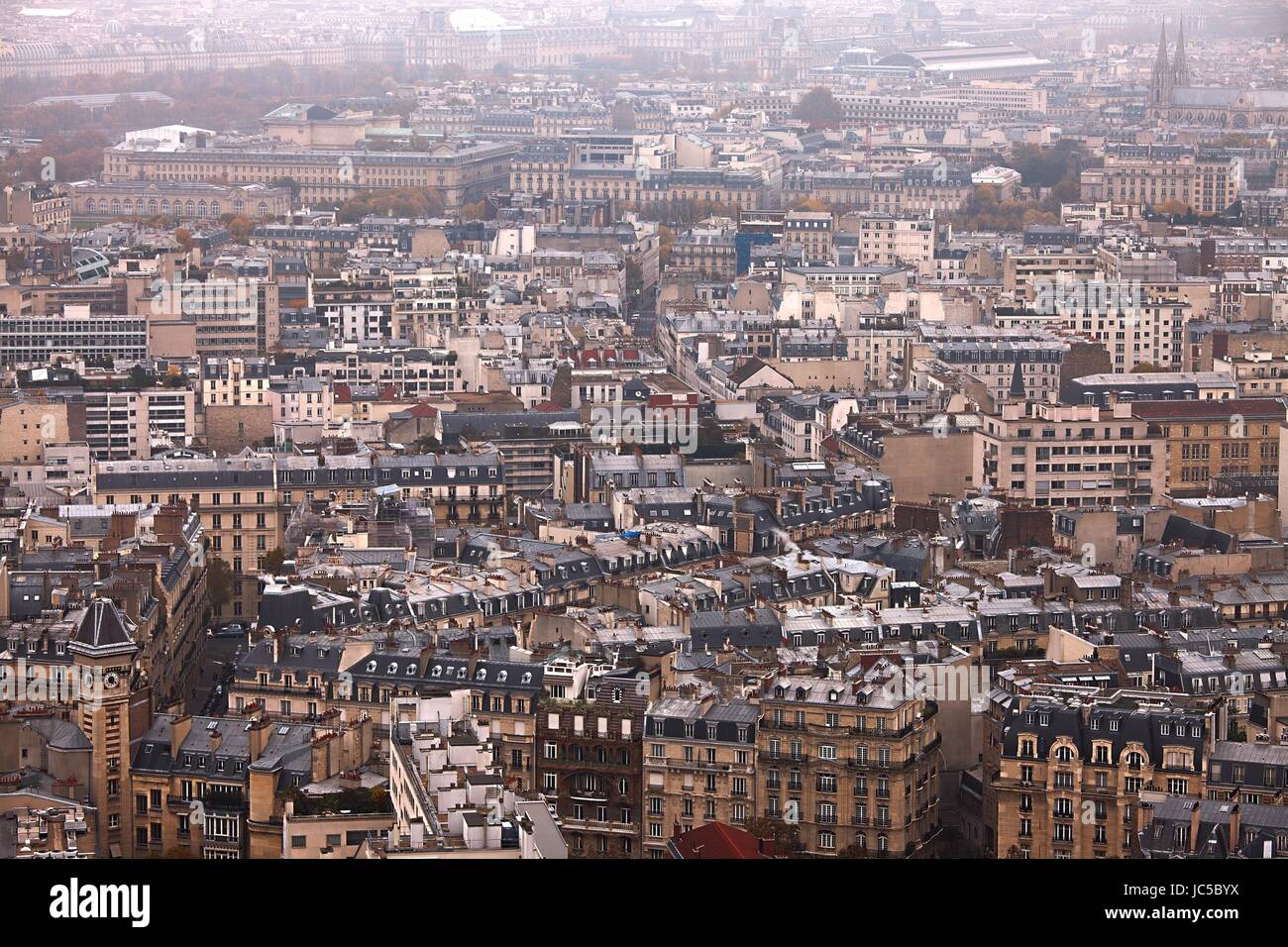 Paris from above hi-res stock photography and images - Alamy