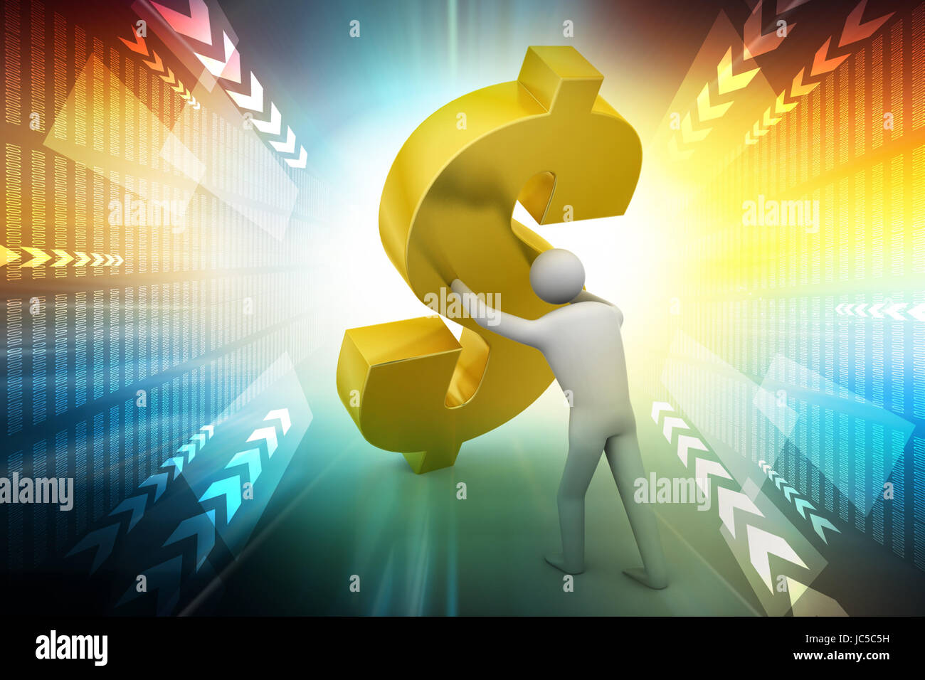 People with dollar sign Stock Photo - Alamy
