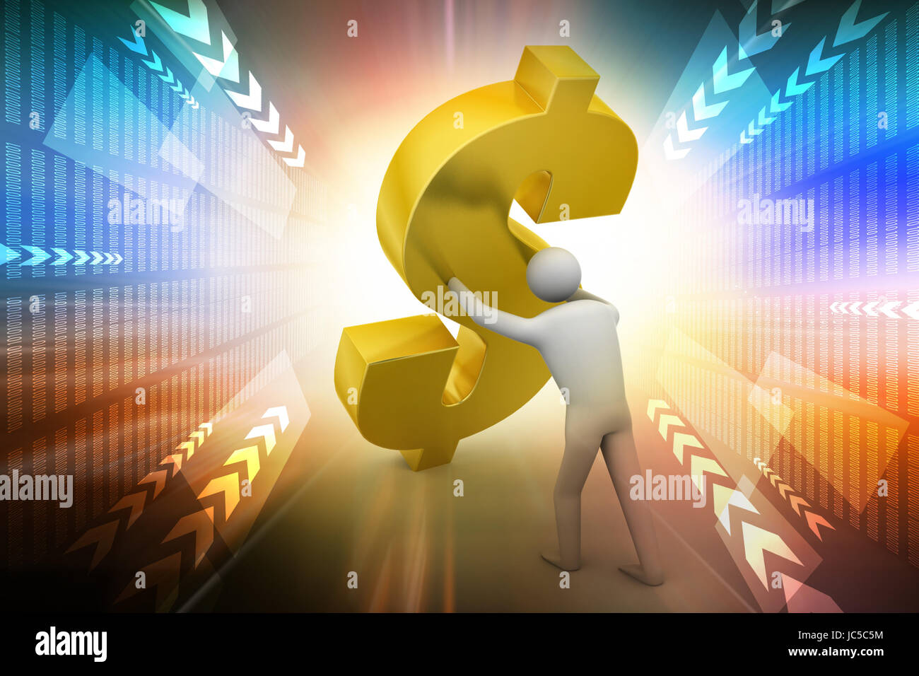 People with dollar sign Stock Photo - Alamy