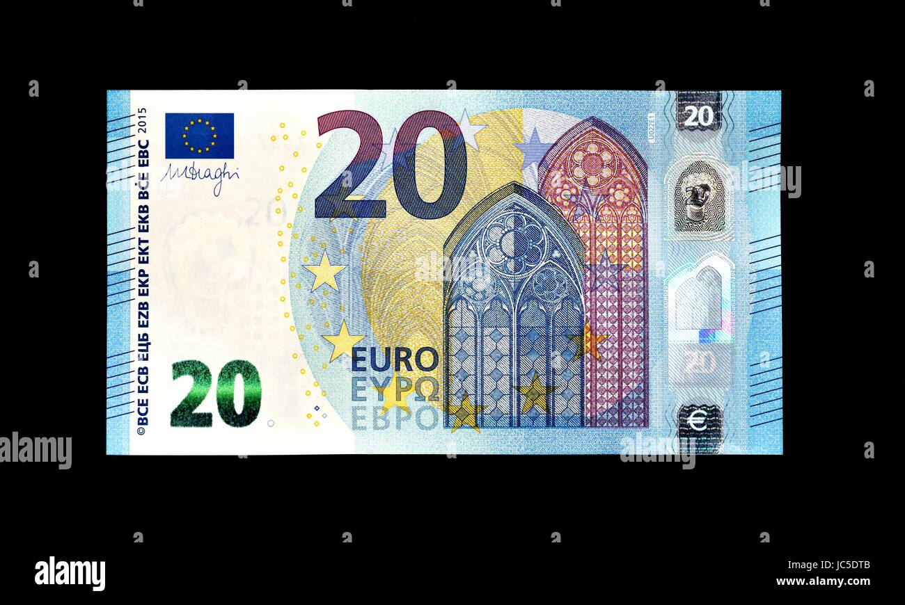 20 Euro note Stock Photo - Alamy